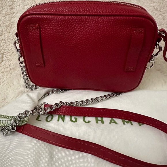 Longchamp | Bags | Authentic Leather Brand New Longchamp Small Red Body ...